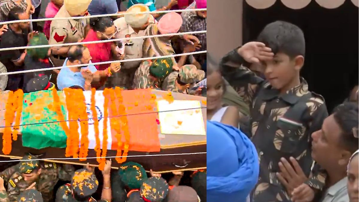 Anantnag Attack Colonel Manpreet Singh Little Son Army Dress Last ...