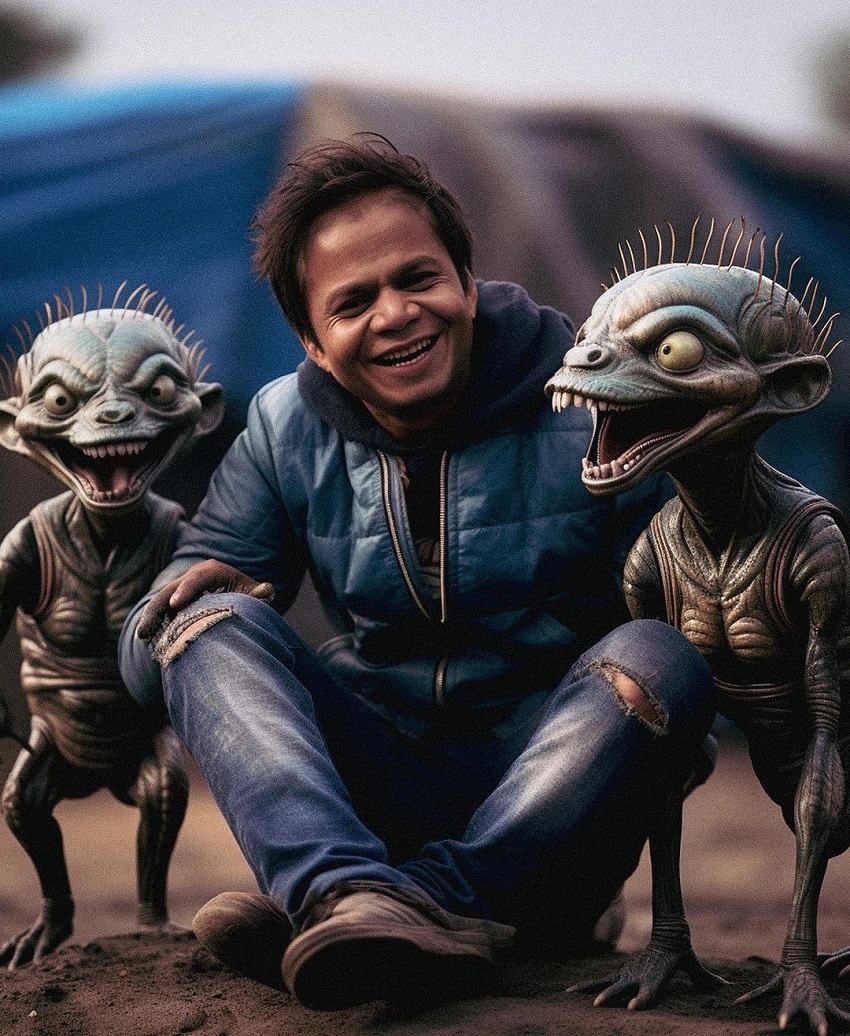 AI Photos: Virat Kohli was seen playing cricket with aliens, PM Modi ...