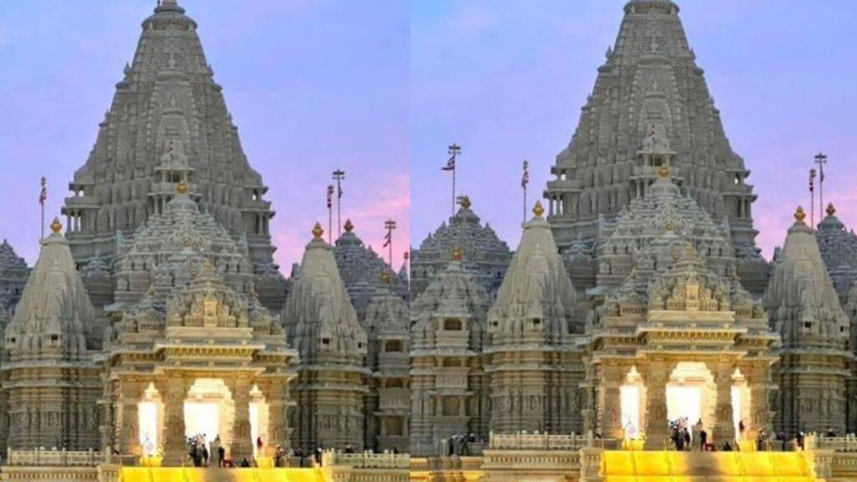 World second largest temple inaugurated New Jersey America Bochasanwasi ...