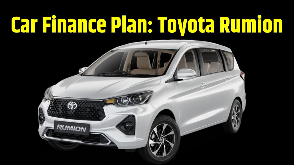 Car Finance Plan: 1 लाख देकर कितनी बनेगी Toyota Rumion Base Model की ...