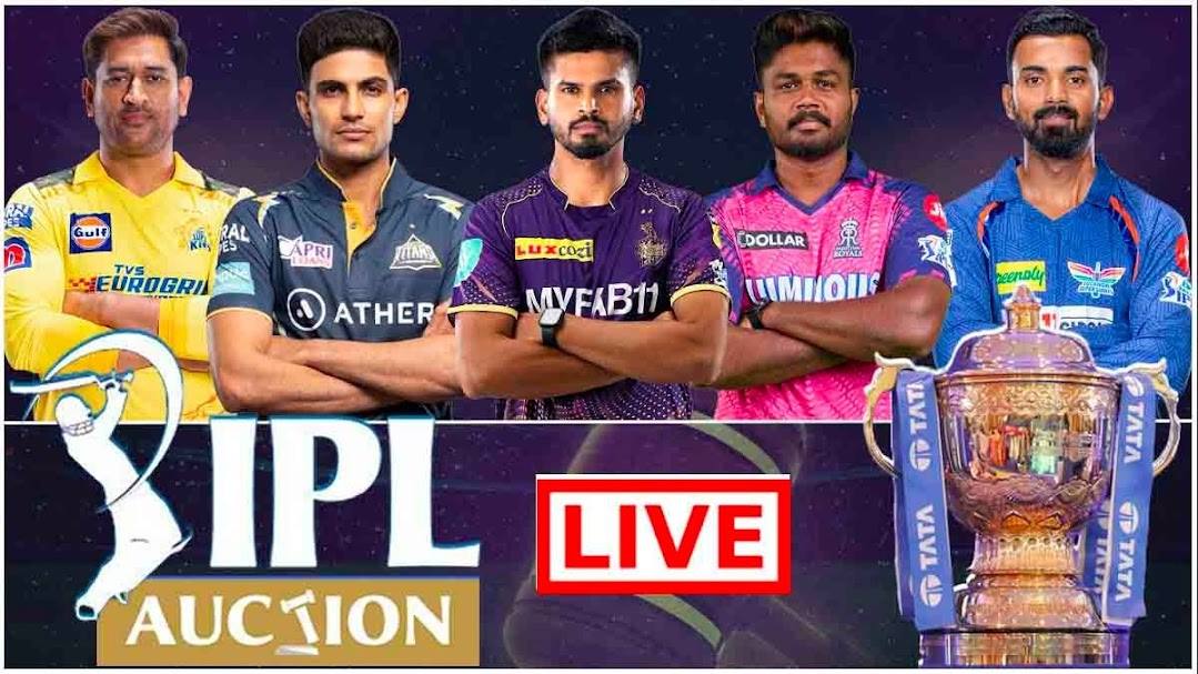 IPL Players Auction 2024, IPL Nilami 2024: CSK, LSG, GT, RR, MI, KKR, SRH, PBKS, DC, RCB Team ...
