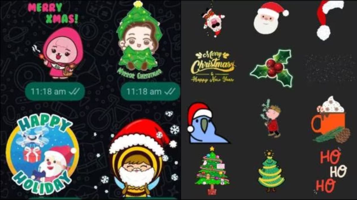 Merry Christmas 2023: Happy Christmas Day WhatsApp Wishes Stickers ...