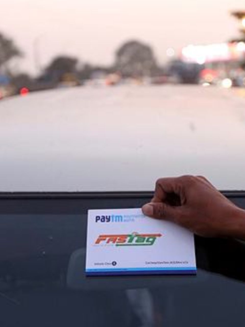 Fastag on your card don't and dos where to stick correct postion