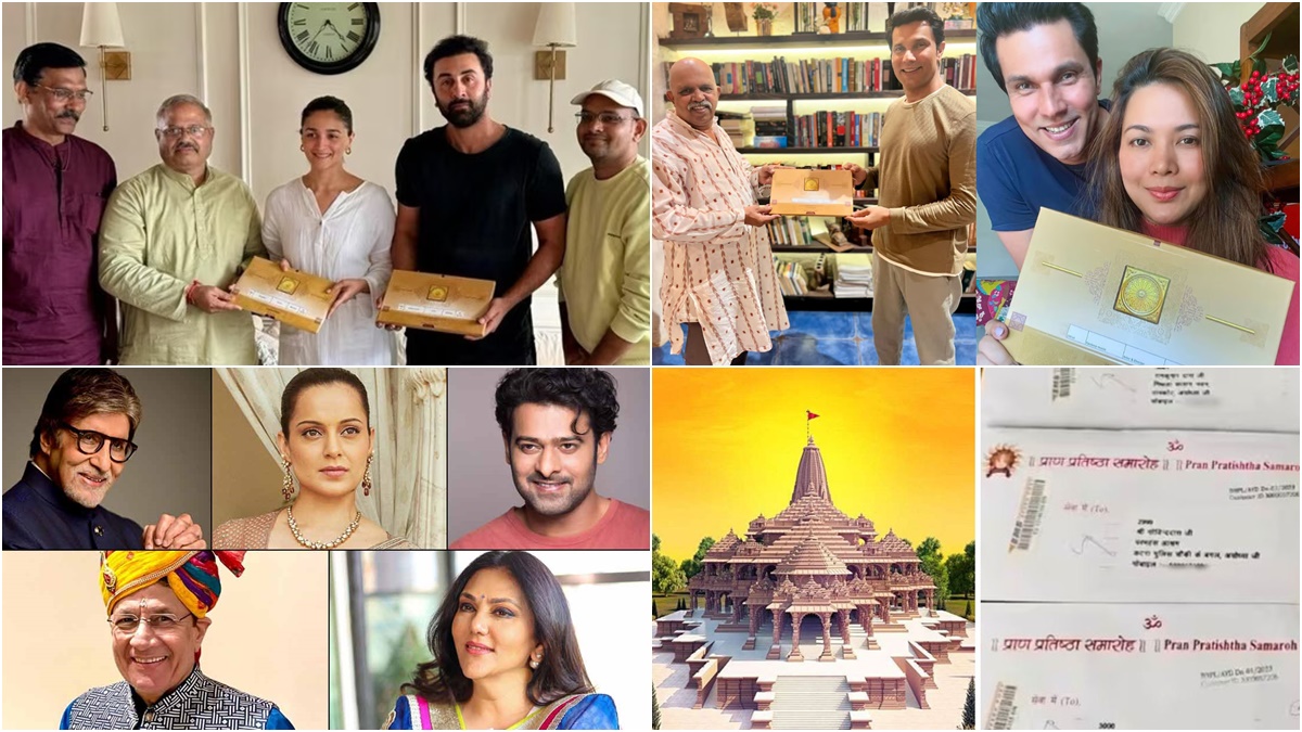 Ram Mandir Inauguration Invitation List These stars including Amitabh ...