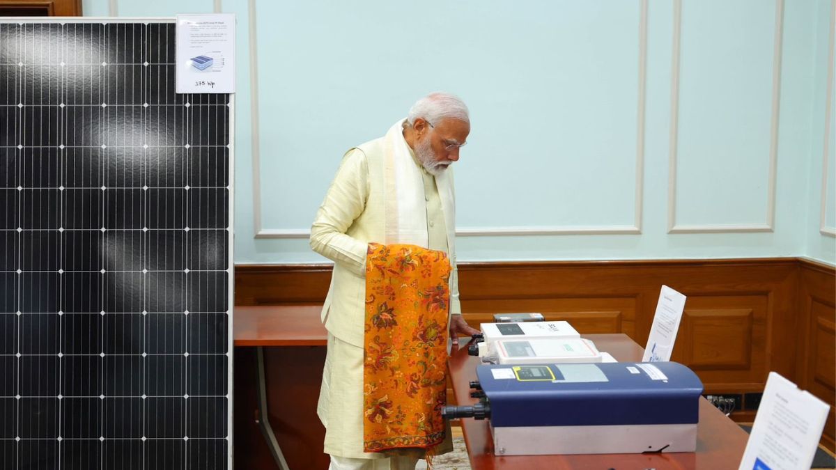 प्राण प्रतिष्ठा के संपन्न होते ही PM मोदी का ऐलान, हर घर की छत पर होगा ...
