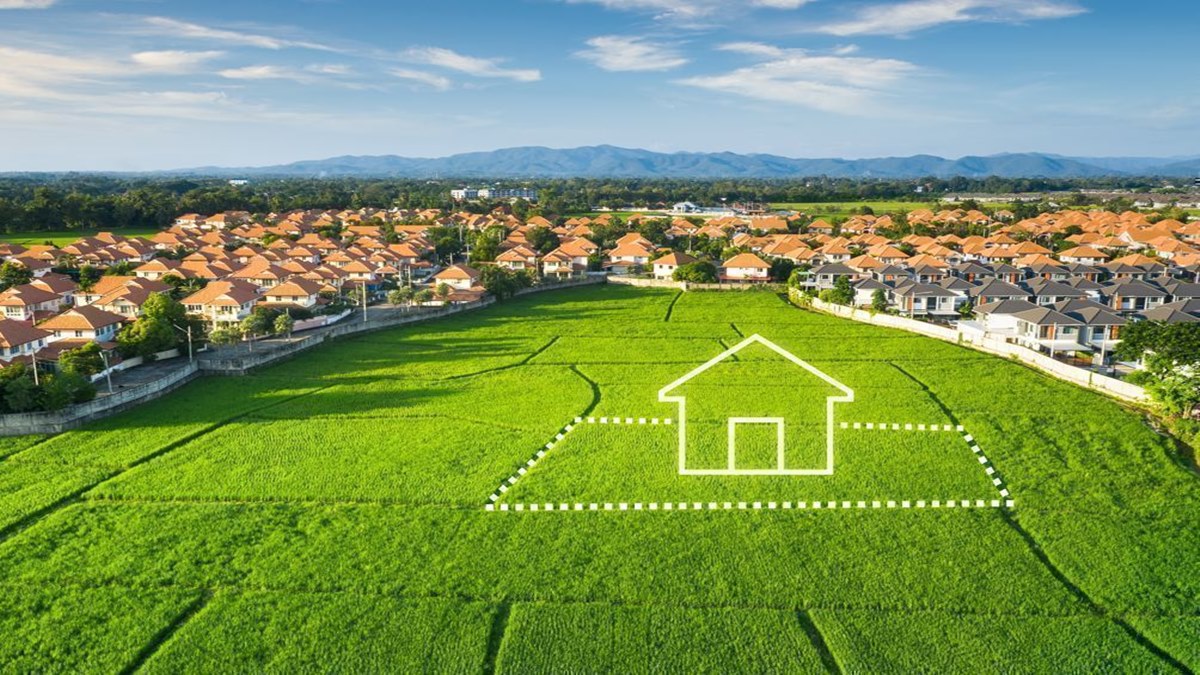 increasing trend of converting agricultural land into residential land ...