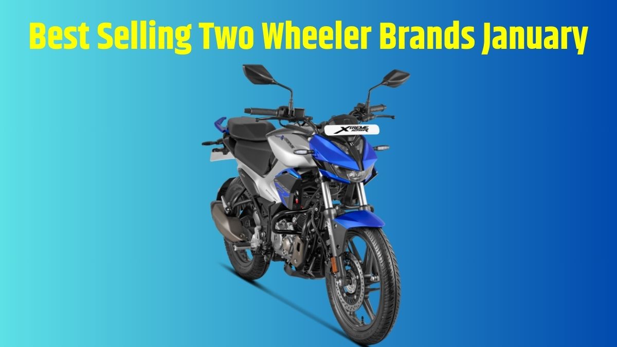 Top 5 Best Selling Two Wheeler Brands January 2024 Hero MotoCorp Honda ...