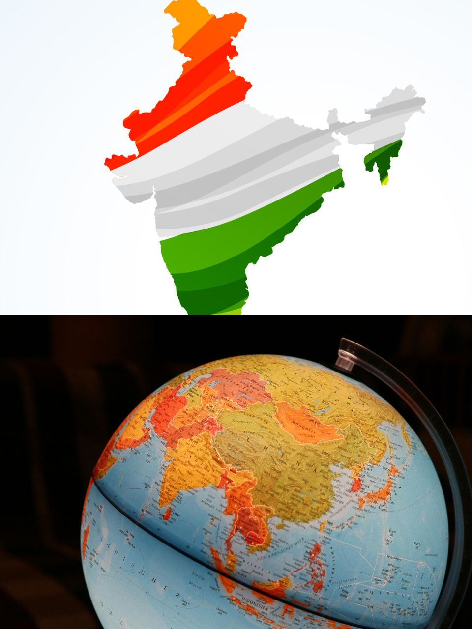 Who and when made the first map of India know history