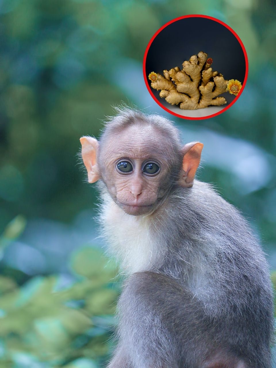 Why does not the monkey know the taste of ginger Know the answer