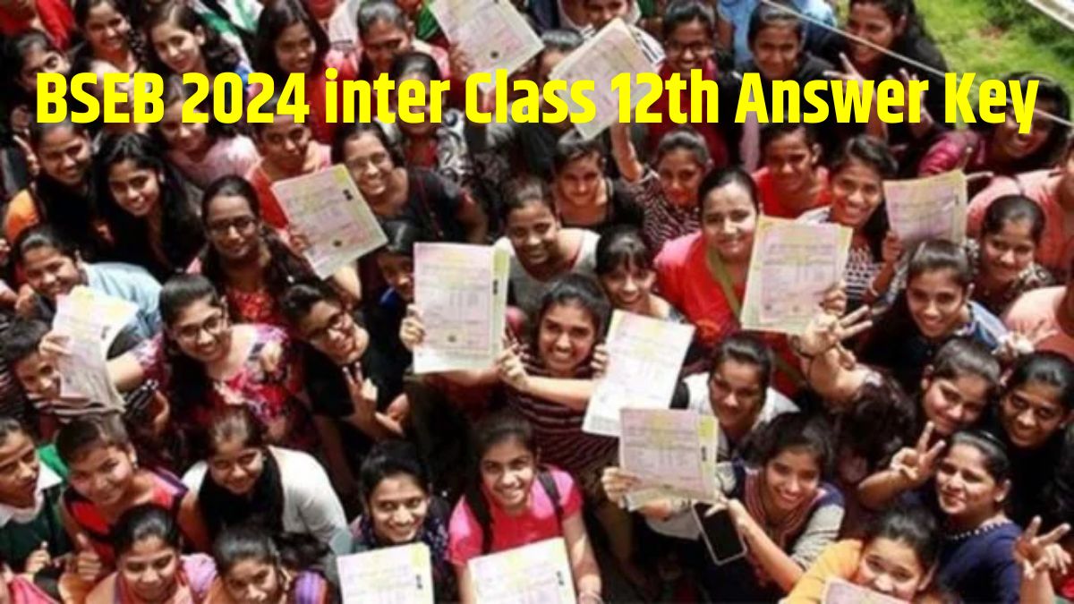 BSEB 2024 inter Class 12th answer key released on biharboardonline ...