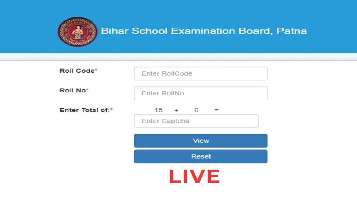 Bihar Board 10th 12th Result 2024, Results.Biharboardonline.com, Biharboardonline.bihar.gov.in ...