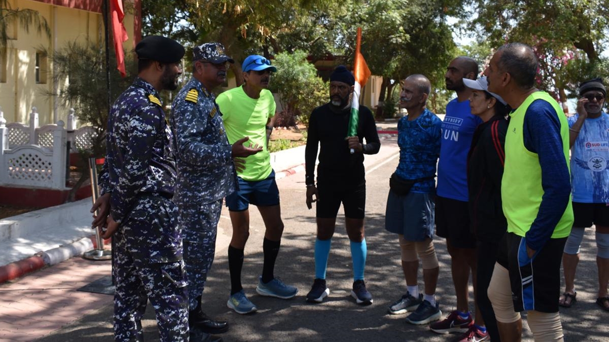 Ultramarathon Indian soldier Former Army officers soldiers 1000 KM for ...