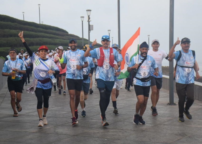 Ultramarathon Indian soldier Former Army officers soldiers 1000 KM for ...
