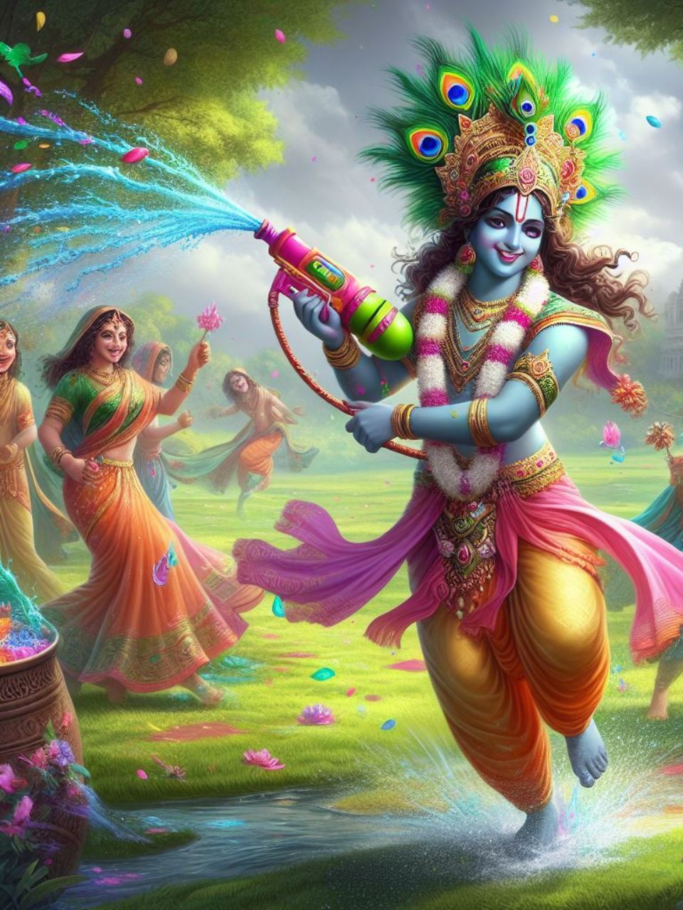 Bing Holi AI Image Creater Name 2024: Steps to Create Holi 3D Photo ...