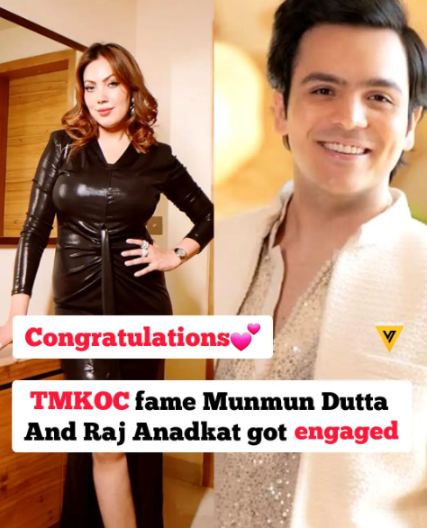 Did Munmun Dutta aka babita ji of TMKOC get engaged to Raj Anadkat aka Tappu news viral-TMKOC के ...