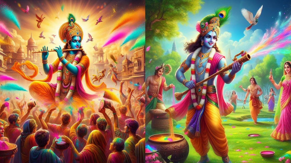 Bing Image Creator Holi Name with Krishna Vrindavan: How to Create Holi ...