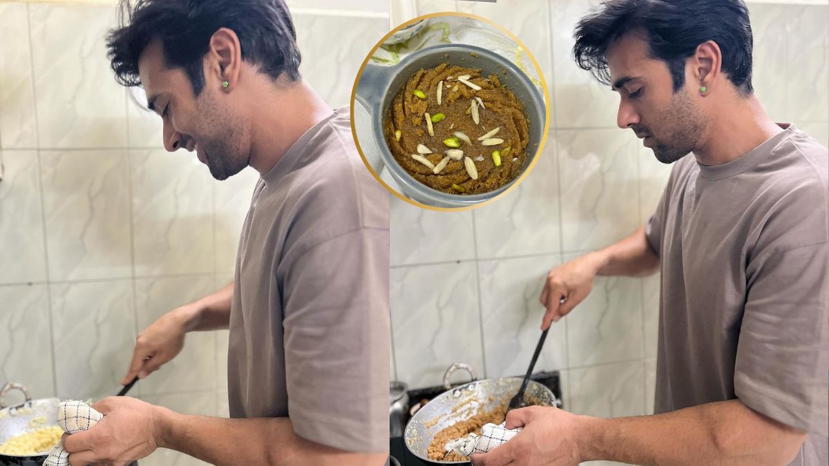 Pulkit Samrat made halwa in kriti kharbanda parent house | Jansatta