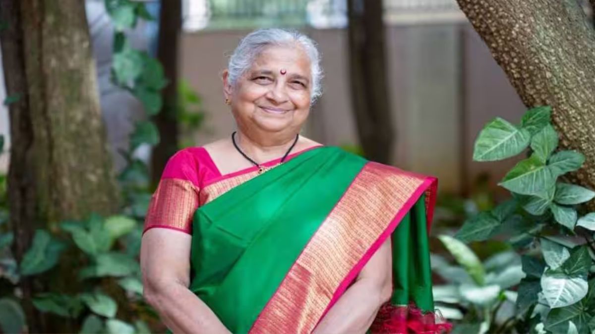 Sudha Murty takes oath as Rajya Sabha member Rishi Sunaks mother in law ...