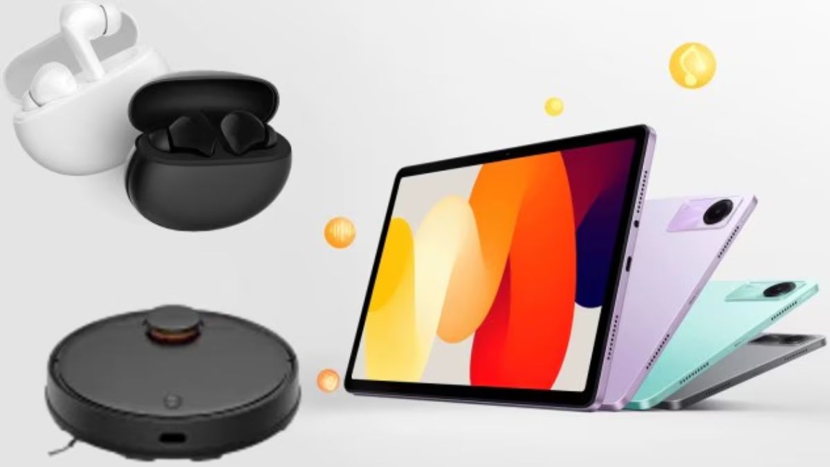 Xiaomi unveils Redmi Pad SE robot vacuum cleaner redmi buds 5A robot ...