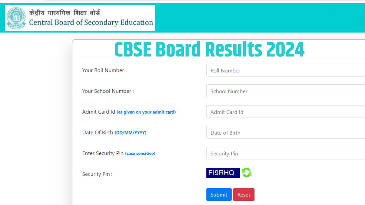CBSE Class 10th Result 2024 Marksheet Download Link at www.cbseresults ...