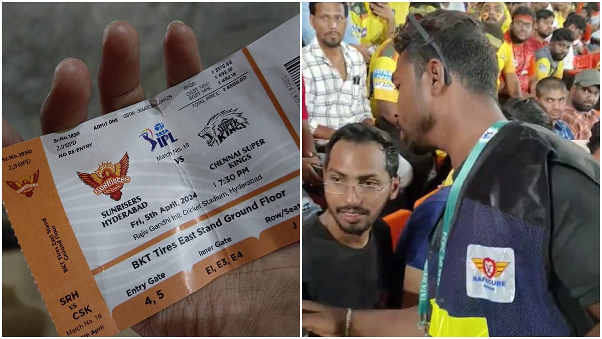 IPL 2024 CSK vs SRH match A Fan book ticket 4500 fraud in stadium - CSK ...