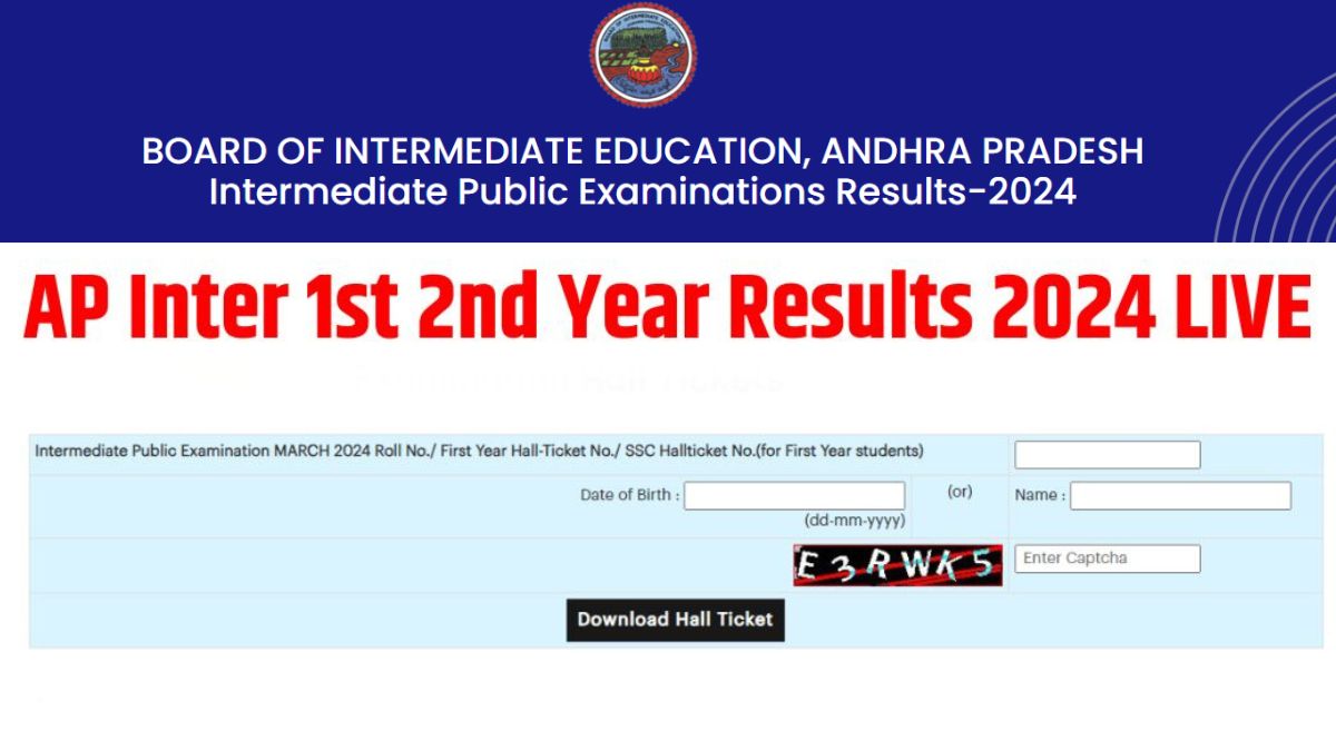 Bie.ap.gov.in, Manabadi AP Inter 1st 2nd Year Results 2024 Direct Link on www.results.cgg.gov.in ...