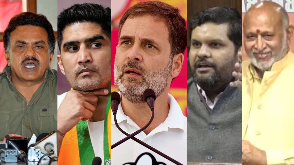 lok sabha elections gourav vallabh sanjay nirupam international boxer vijender singh former ...