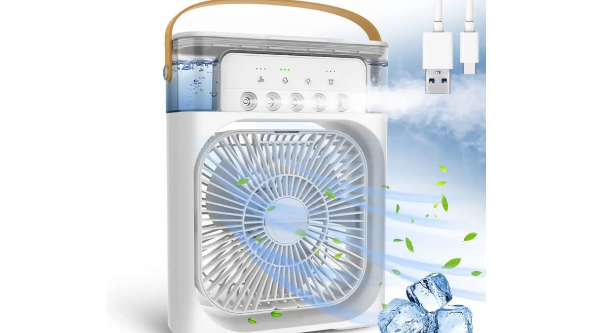 cheapest Portable Ac mini water cooler fan rechargable air conditioners mini Humidifier room ...