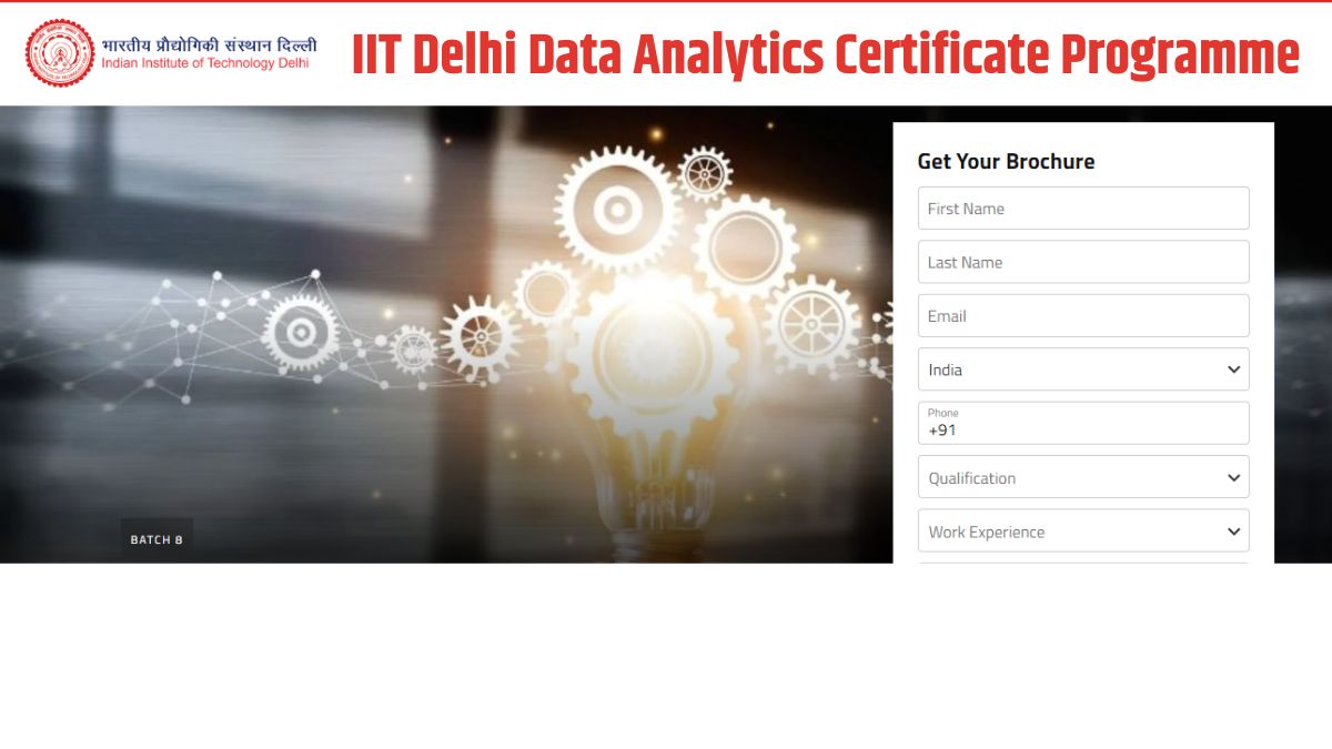 IIT Delhi Launches Certificate Programme in Data Analytics for Business Applications apply at ...