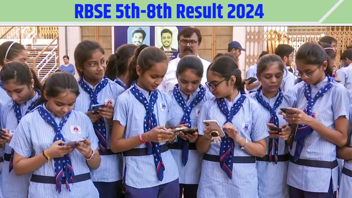 RBSE Rajasthan Board Shala Darpan 5th, 8th Result 2024 Check RBSE 5th ...