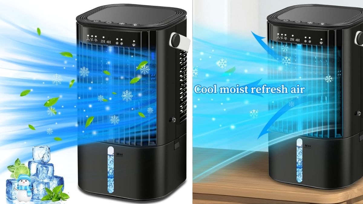 Cheapest Portable AC under 15000 rupees only personal air cooler mini Evaporative Fan AC mobile ...