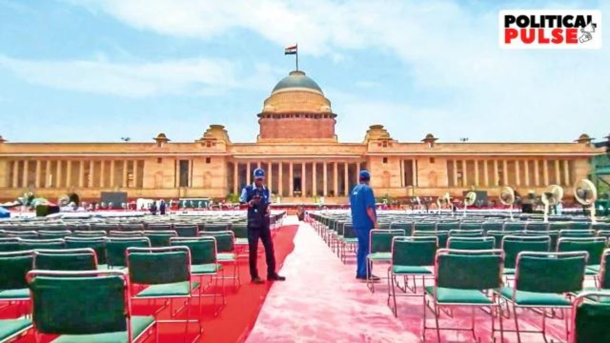 Narendra Modi Oath Taking Ceremony Stage set PM to send Council list before ceremony talks ...