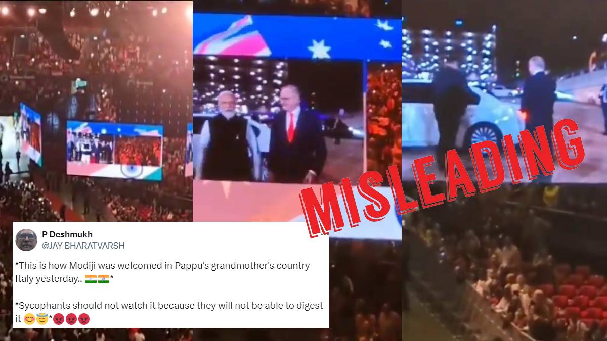 Fact check: Old video of PM Modi's welcome in Sydney goes viral as ...