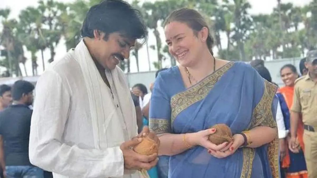 who is pawan kalyan wife anna lezhneva russian model third wife andhra ...