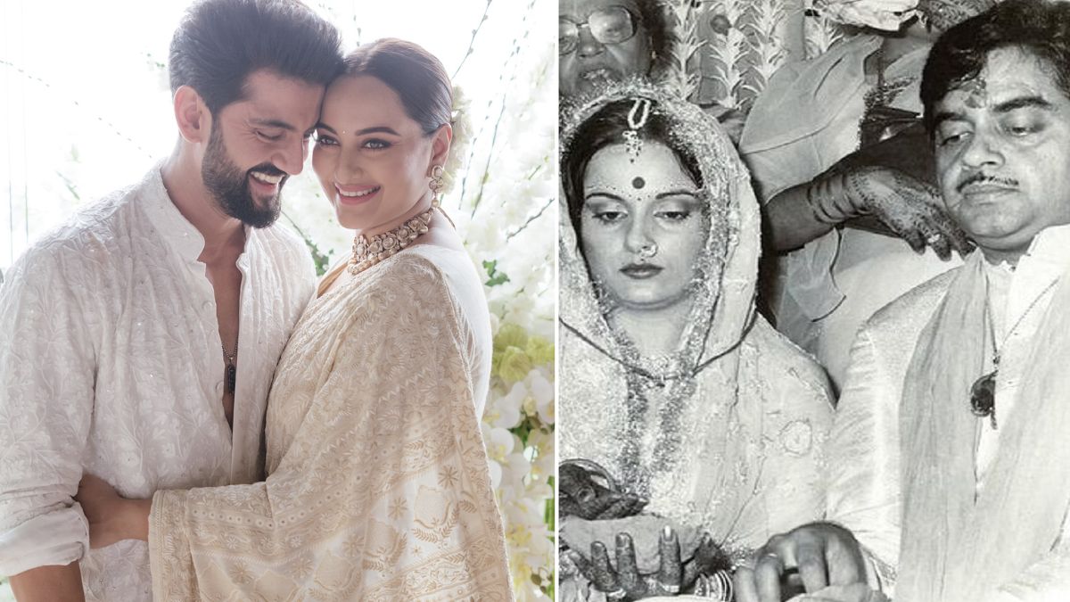 Sonakshi Sinha Wears her mother's 44 years old Ivory Saree And ...