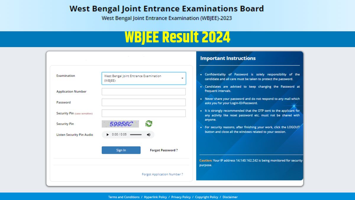 WBJEE Result 2024, WBJEE Result 2024 Declare, WBJEE Result 2024 Declared Today, WBJEE Result ...