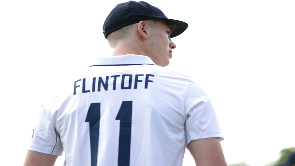 ENG vs SL Andrew Flintoff Son Rocky Flintoff becomes youngest England ...