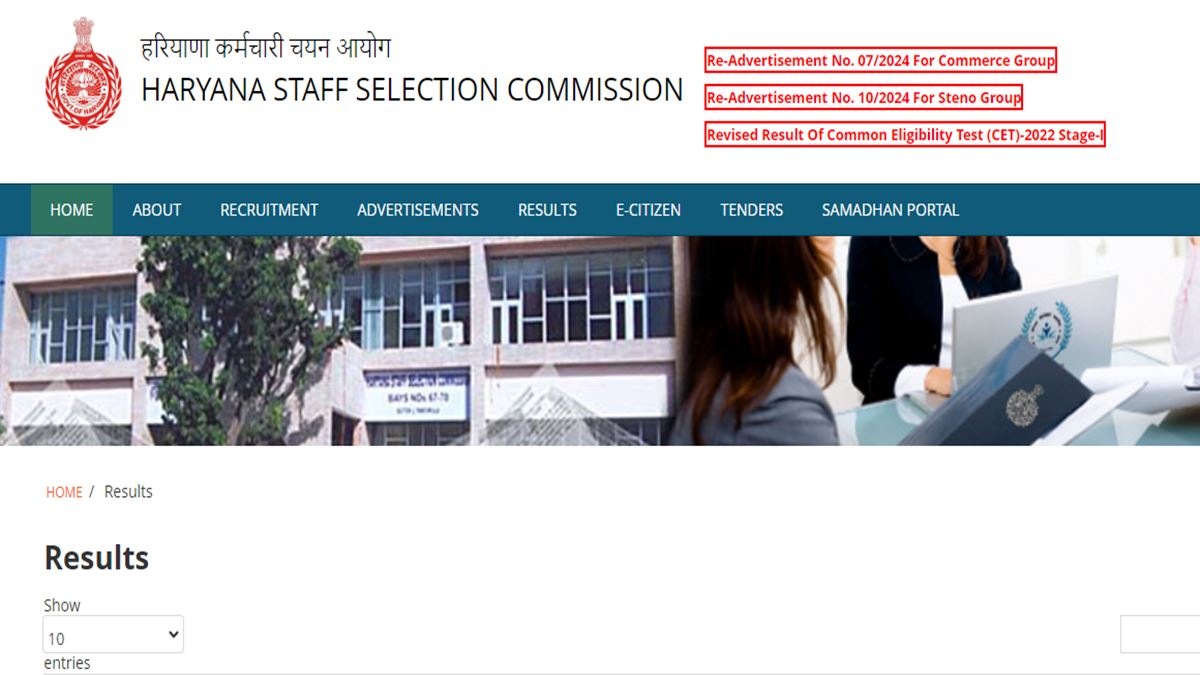 HSSC TGT Result 2024 announced on hssc.gov.in check cut off marks pdf ...