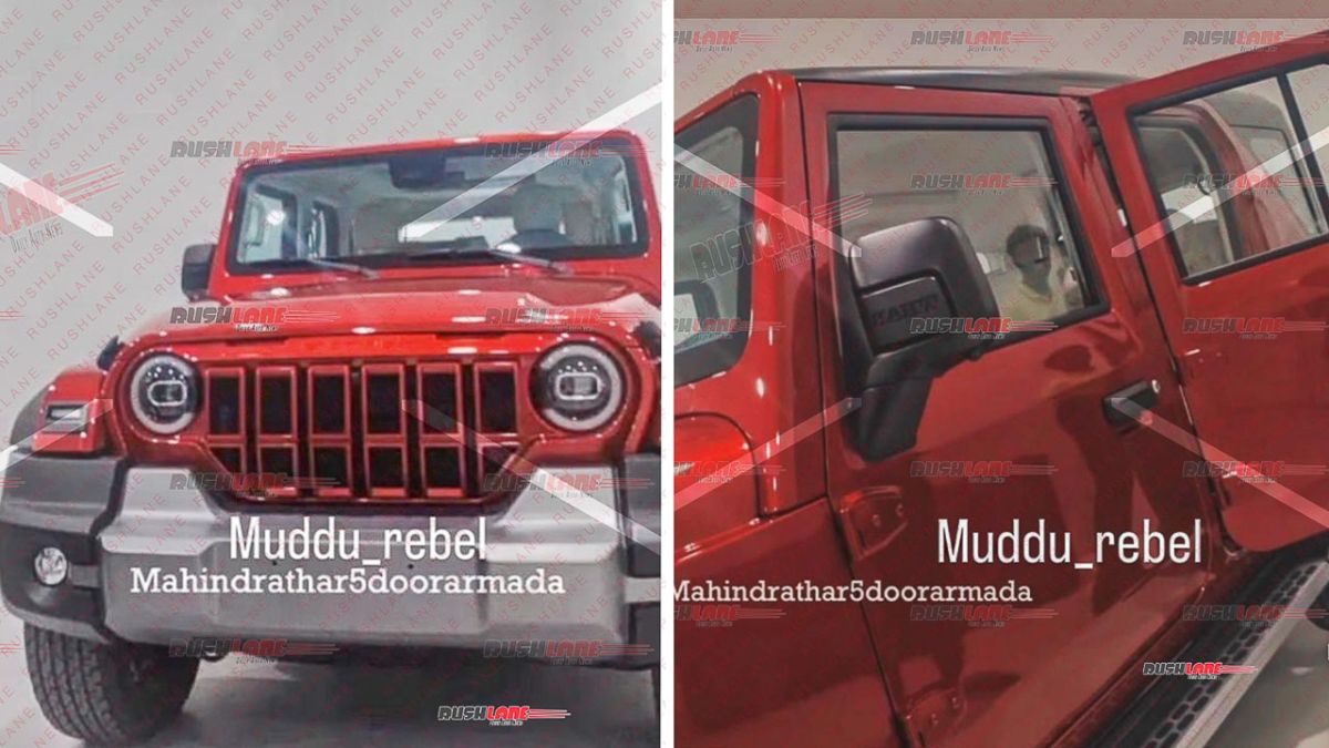Mahindra Thar 5 door Thar Armada spotted before launch, design ...
