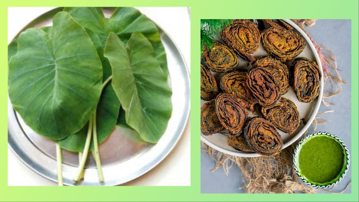 Arbi patta recipe: बारिश के मौसम में खूब खाई जाती है इस पत्ते की सब्जी ...