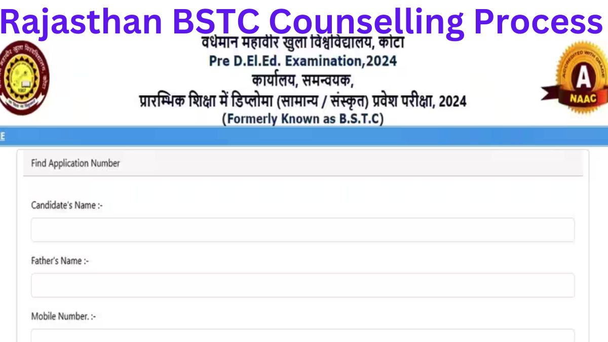 Rajasthan BSTC Pre Deled Counselling 2024 Date and Time Sarkari Result ...
