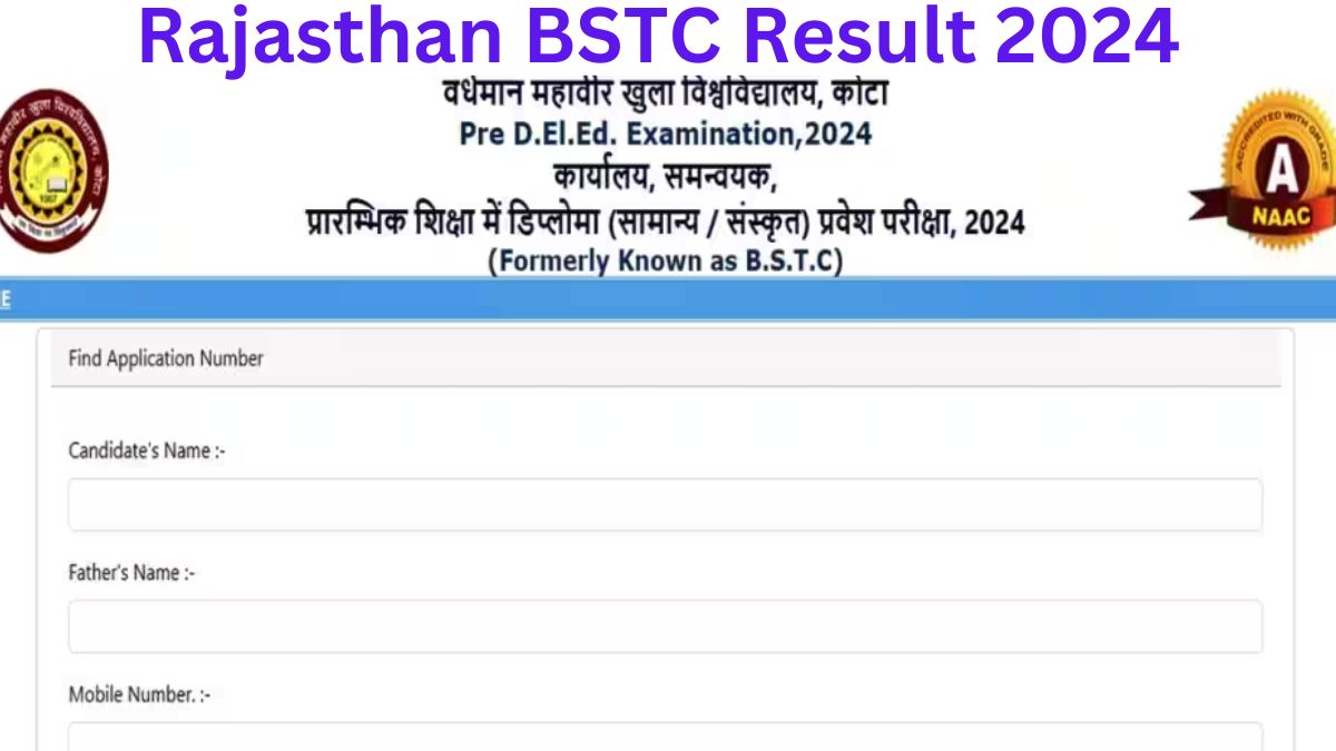 Rajasthan BSTC Pre Deled Sarkari Result 2024 Direct Link at Official ...