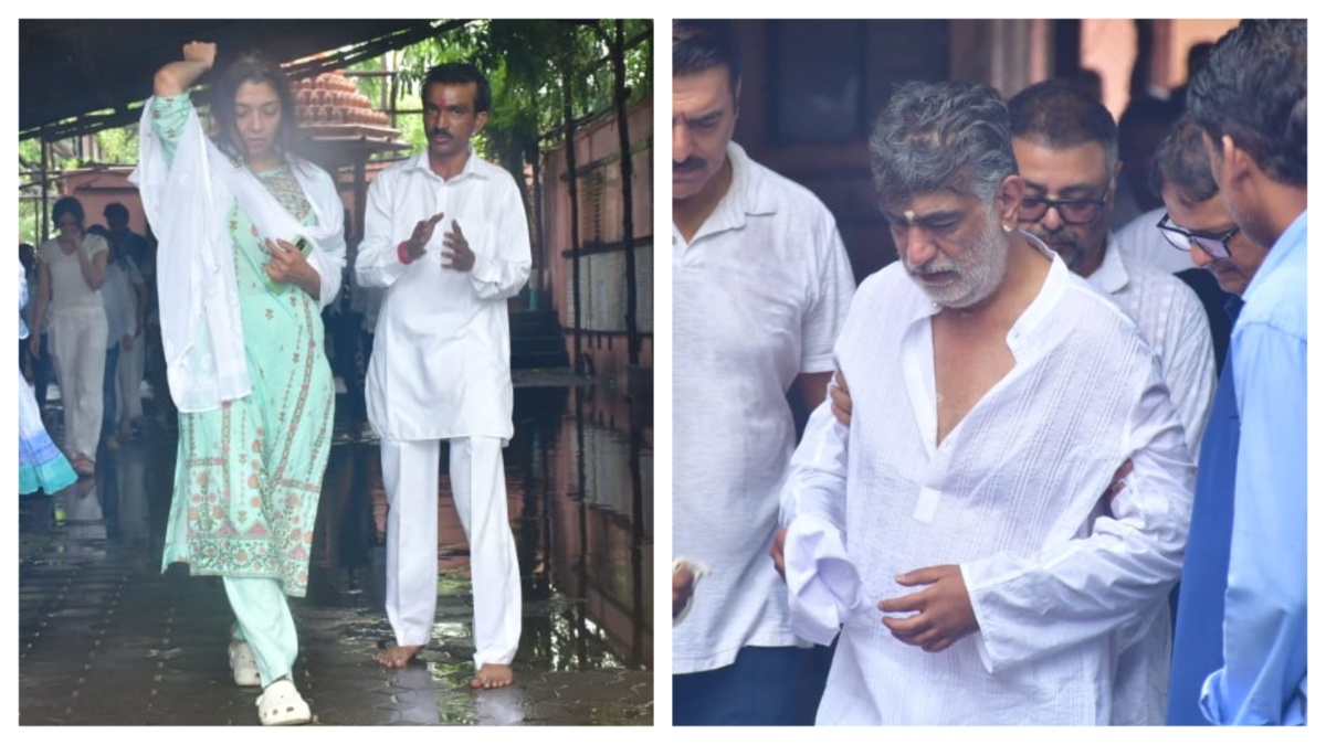 tishaa kumar last rite Bhushan Kumar Divya Khosla Ritesh deshmukh Farah ...