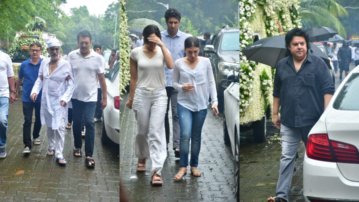 tishaa kumar last rite Bhushan Kumar Divya Khosla Ritesh deshmukh Farah ...