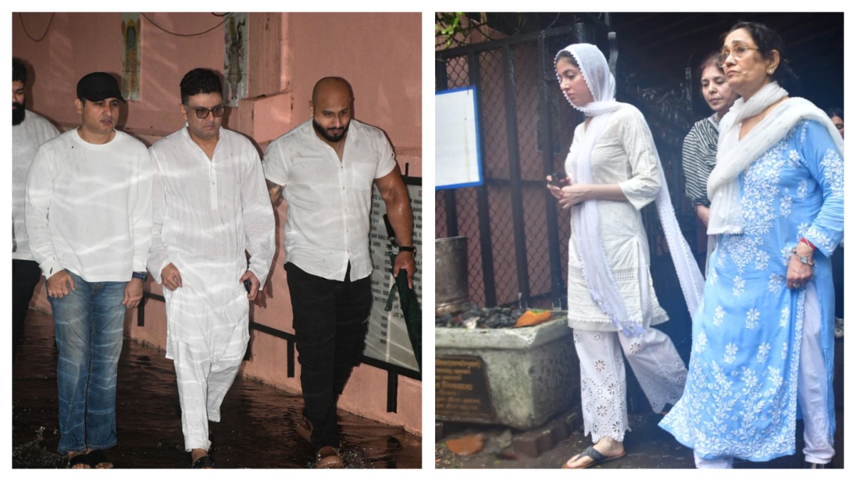 tishaa kumar last rite Bhushan Kumar Divya Khosla Ritesh deshmukh Farah ...