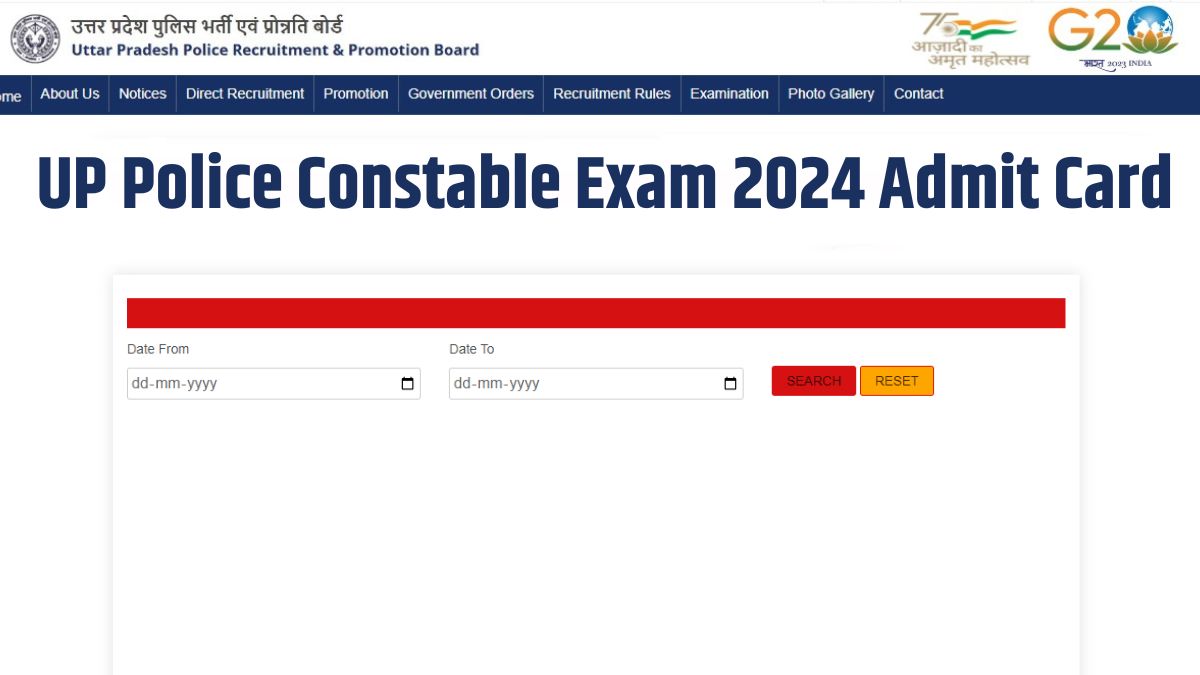 UP Police Constable Re Exam 2024 Admit Card UP Police Constable Bharti Re Exam Pattern Syllabus ...