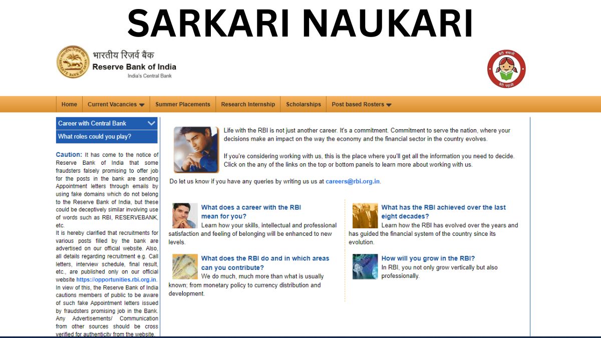 RRBI Grade B Notification 2024 Apply Online Date and Time: RBI Grade B ...