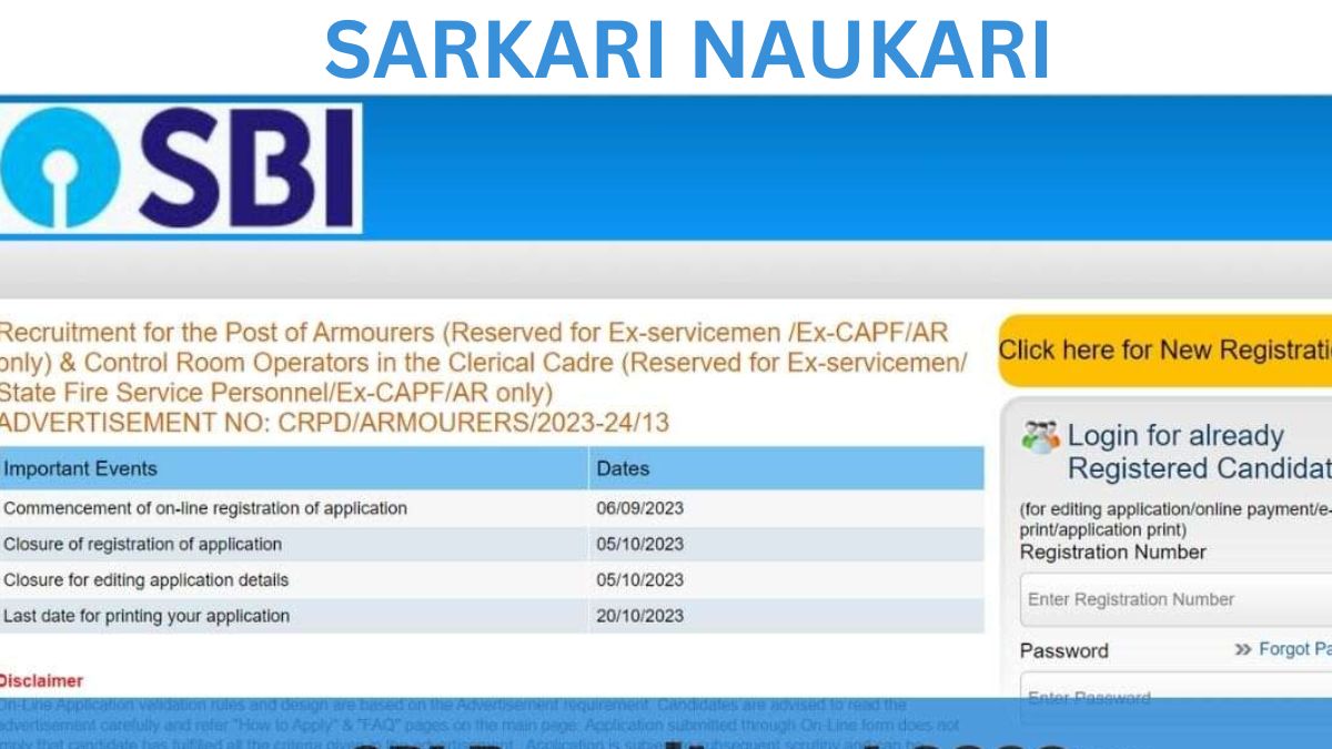 SBI SO Recruitment Notification 2024 sarkari naukari at sbi.co.in job ...