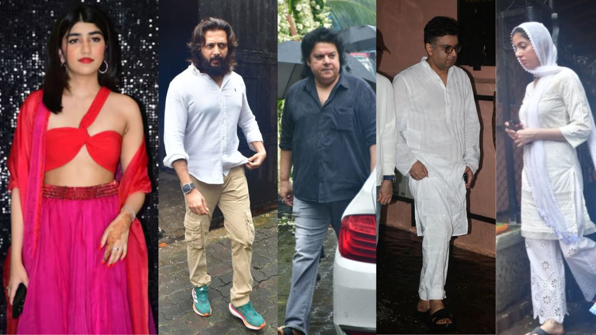 tishaa kumar last rite Bhushan Kumar Divya Khosla Ritesh deshmukh Farah ...