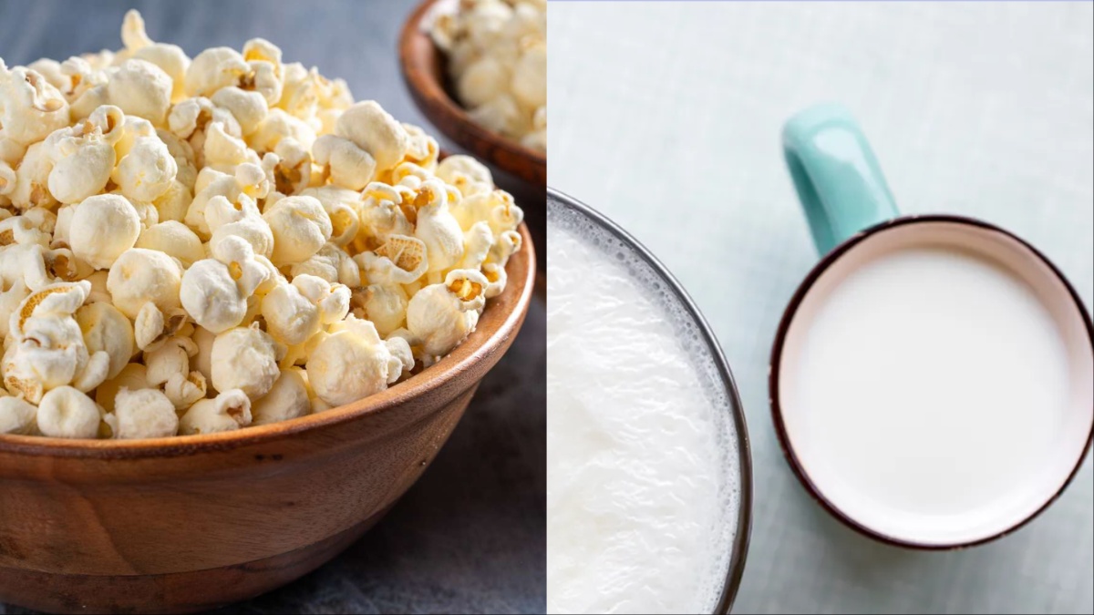 Morning Mantra: दूध में पकाकर खाएं मकई का लावा (Popcorn), इससे ...
